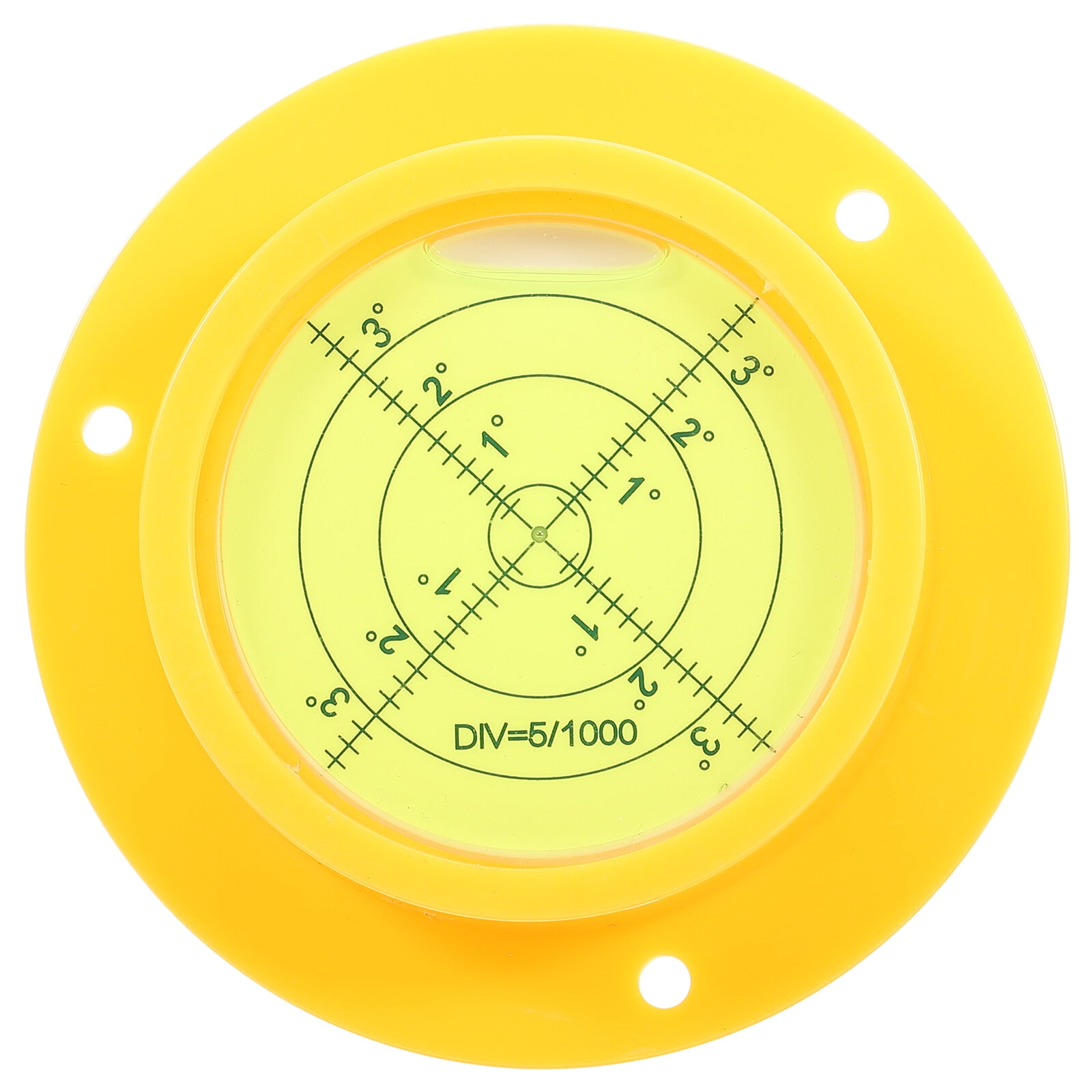 Homoyoyo Yellow Acrylic Bubble Level with Base, Compact Portable 2.5 x ...