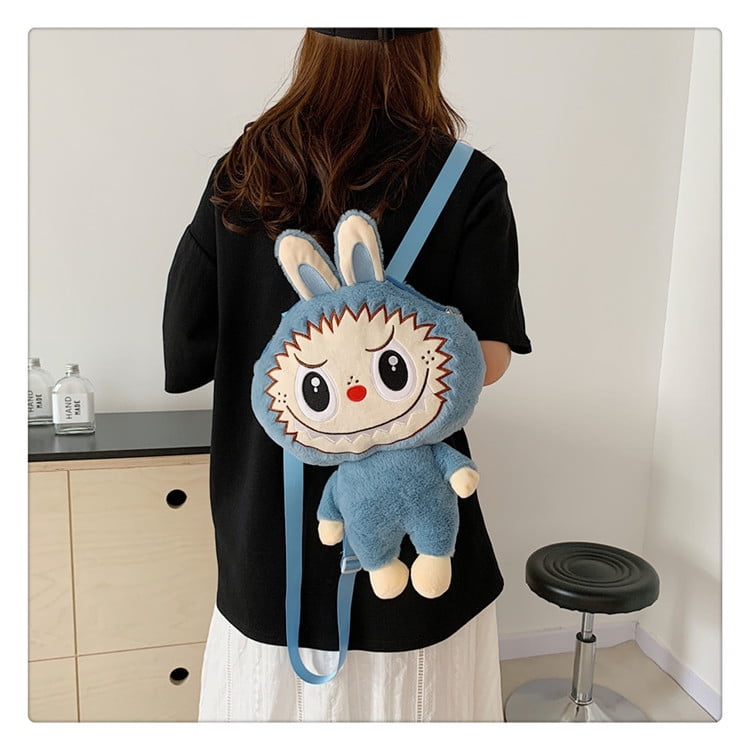 Bubble rabbit rab doll plush cartoon shoulder labubu bag girls gift ...