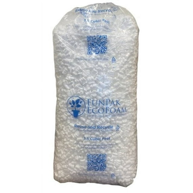 Bubblefast! FunPak EcoFoam Sustainable Potting Peanuts, 3.5 cu. ft ...