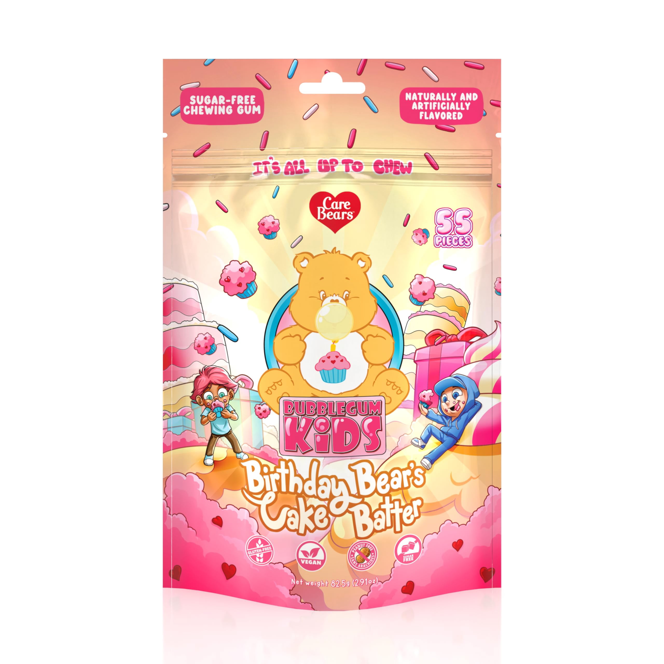 Bubblegum Kids Sugar Free AKF18 Gum - For Kids and Adults - Vegan ...