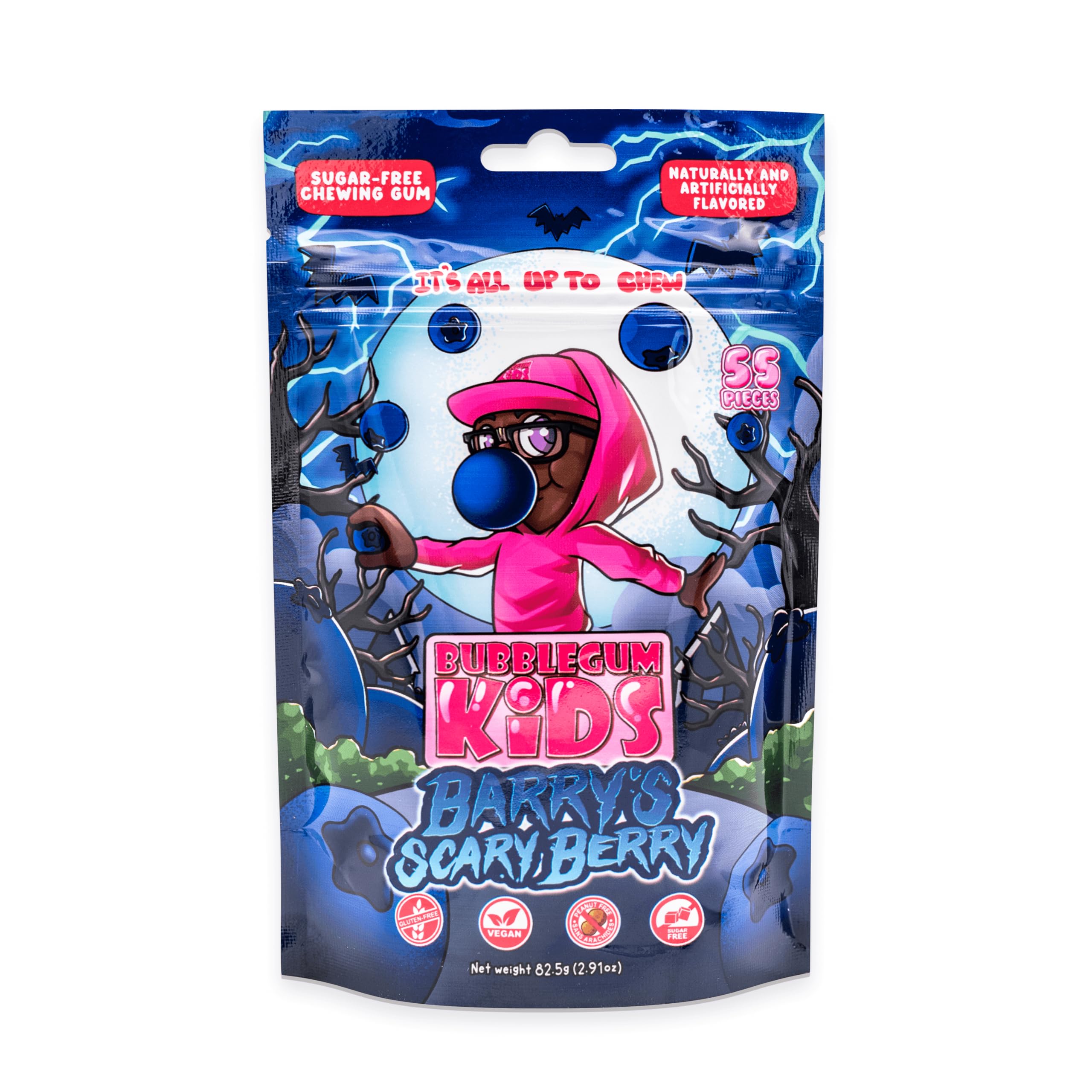 Bubblegum Kids Sugar Free ESF27 Gum - For Kids and Adults - Vegan ...