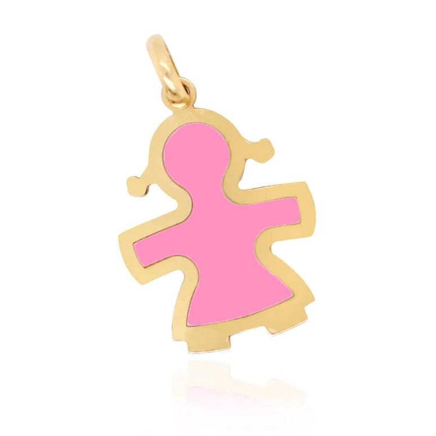 Bubblegum Pink Girl Charm - Walmart.com