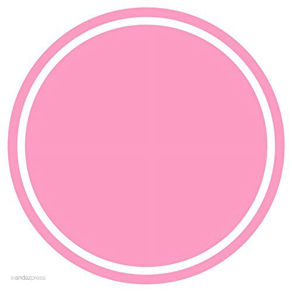 Bubblegum Pink Solid Color Circle Gift Labels, 40-Pack - Walmart.com