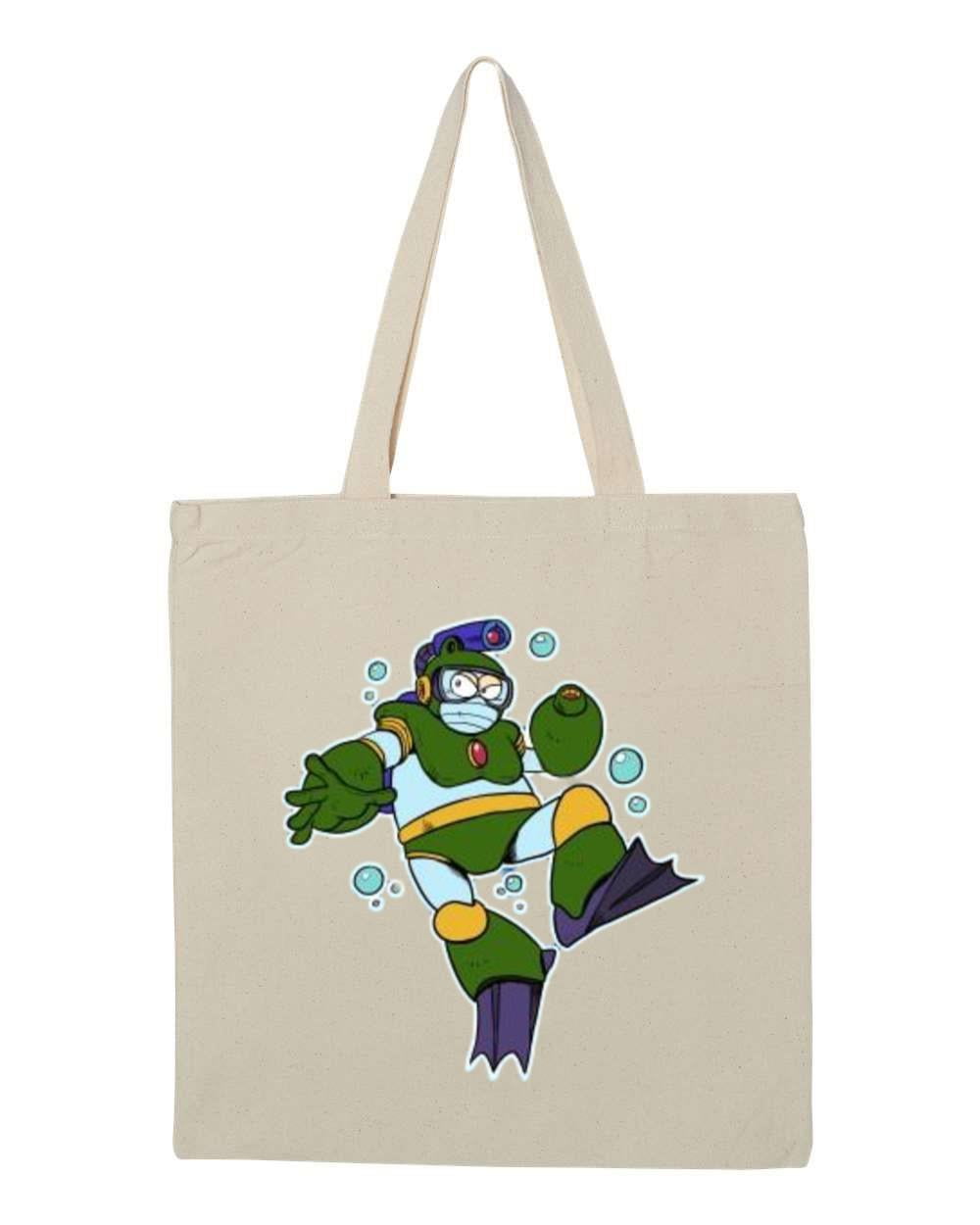 Bubbleman Graphic With A Retro And Classic Game Inspired Tote Bag ...