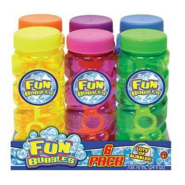 Bubbles 4Oz 6Pk, PartNo 1576, by Ja-Ru Inc., Spring, Bubble & Sets ...