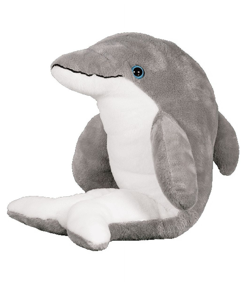 Bubbles the Dolphin 16-Inch Plush Toy Kit - DIY No-Sew Toy with Hand ...