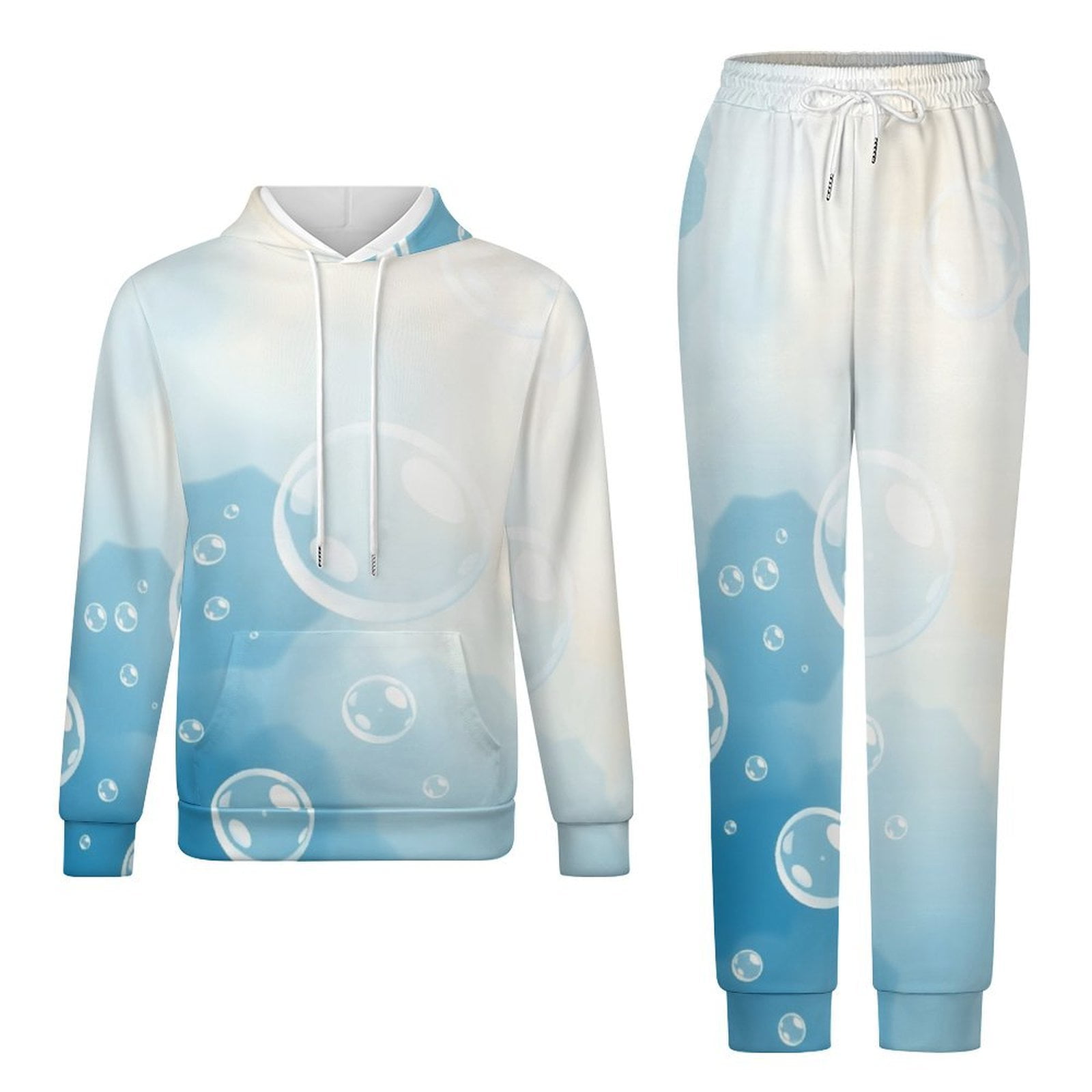 Bubbles Floating Softly Hoodie And Pants Set Tracksuit Men Women ...