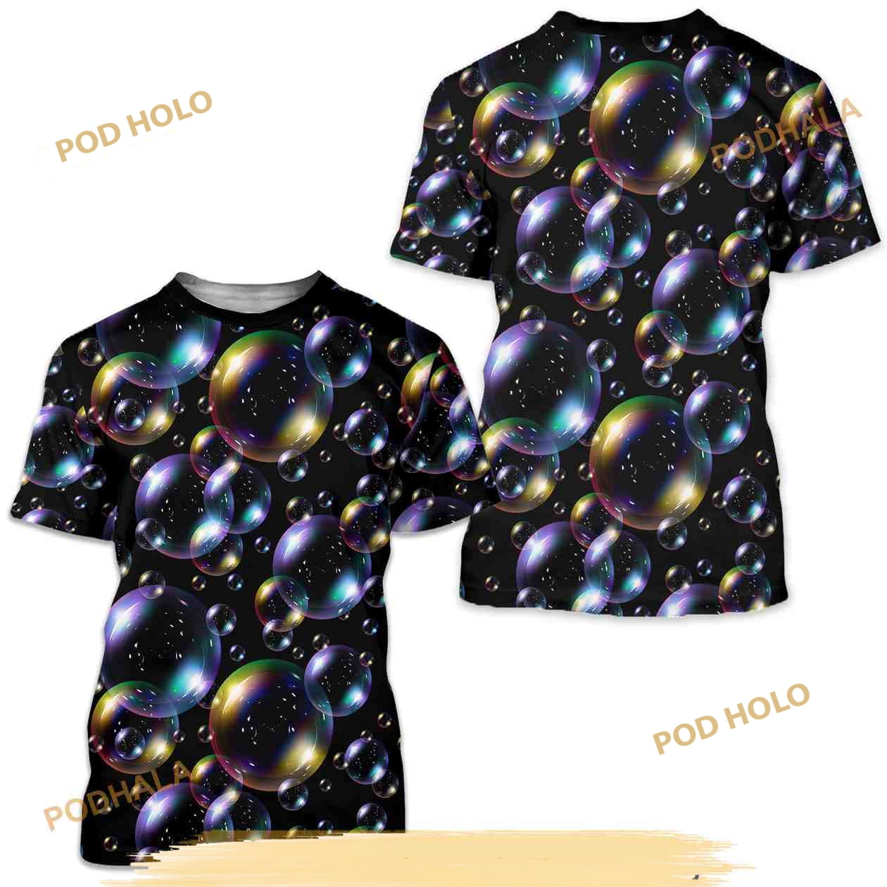 Bubbles Galore All Over Print 3D Shirt - Walmart.com