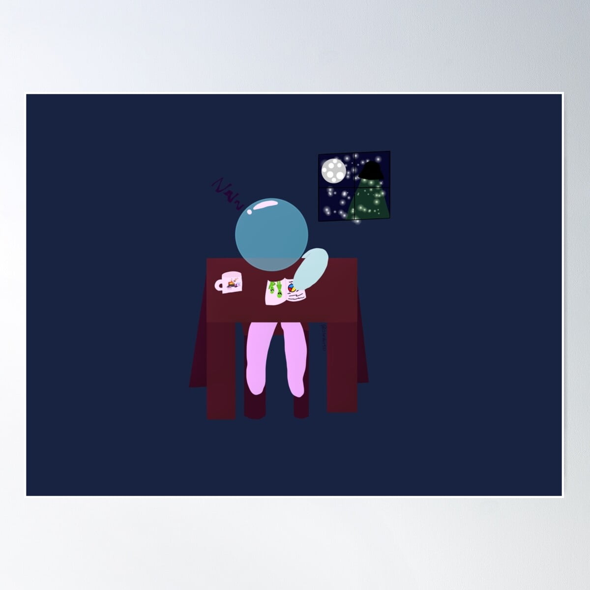 Bubbles' Paranormal Investigation Poster Wall Art, Modern Wall Decor ...