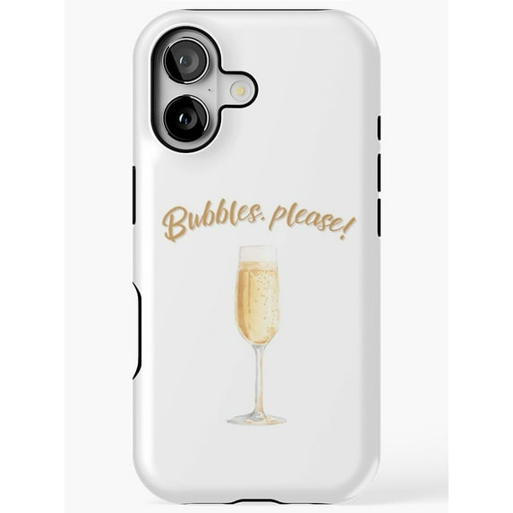 Bubbles Please Painterly Art Style Phone Case for iPhone 17 16 15 14 13 ...