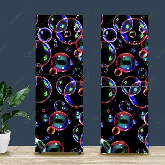 Bubbles Refrigerator Stickers Home r Kitchen Murals DIY Wall Stickers ...