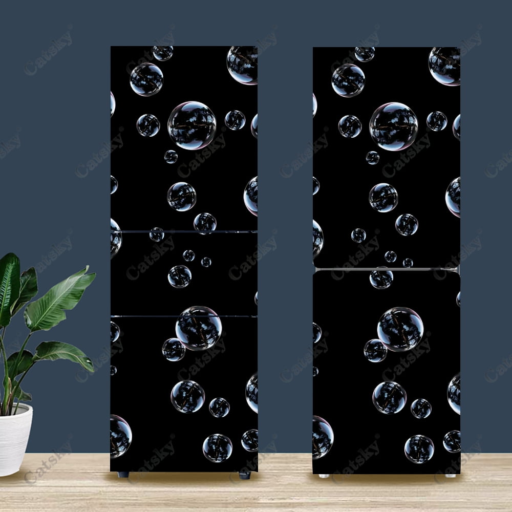 Bubbles Refrigerator Stickers Home r Kitchen Murals DIY Wall Stickers ...