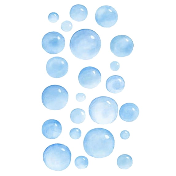 HOMEMAXS Bubbles Wall Decal Sticker Removable PVC Bubbles Art for ...