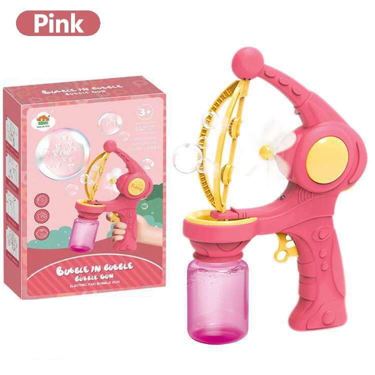 Bubbles hine Electric Bubble Gun large Small bubbles Kids Toy Automatic ...
