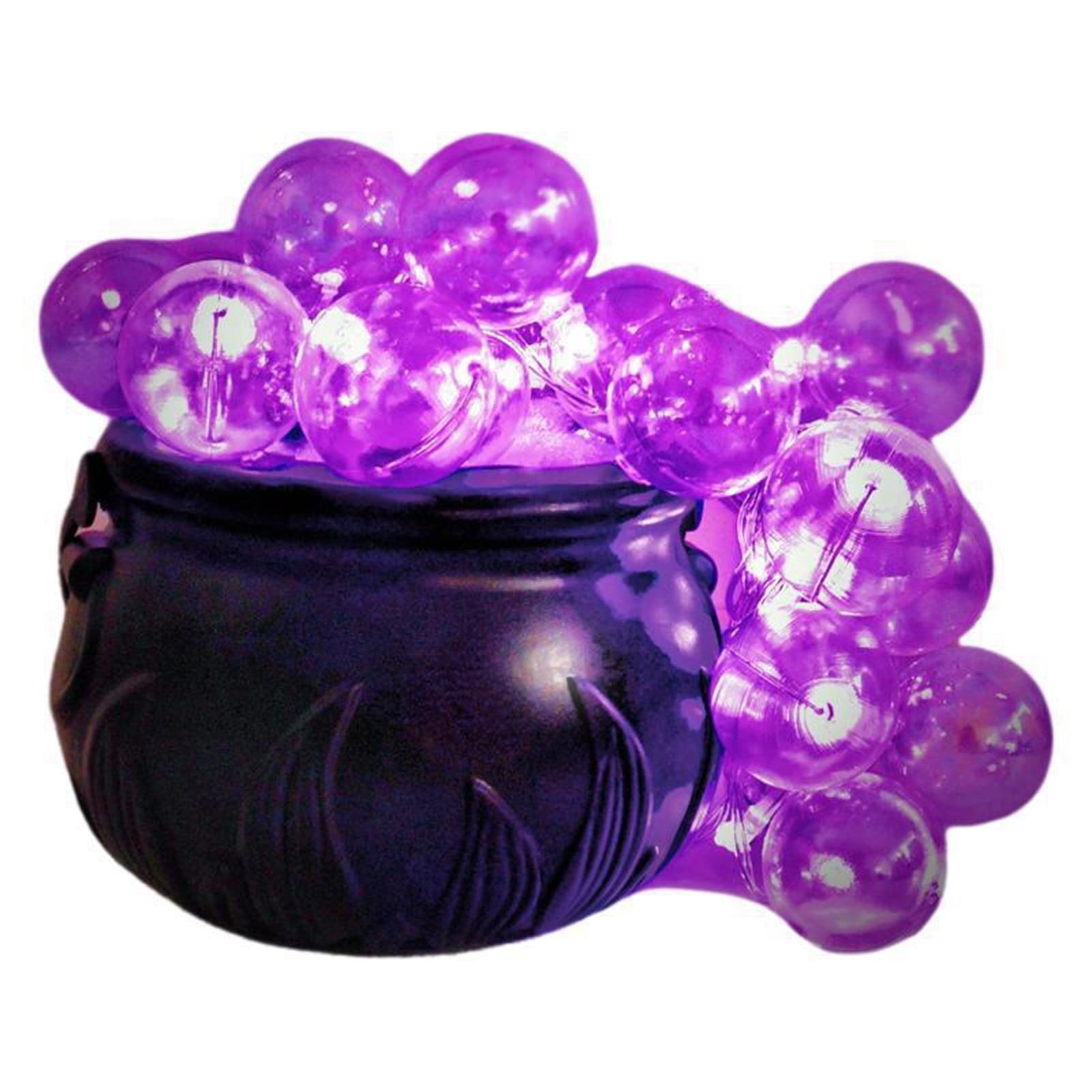 Bubbling Cauldron Set DIY Glowing Bubble Witch Cauldron Light Up Black ...
