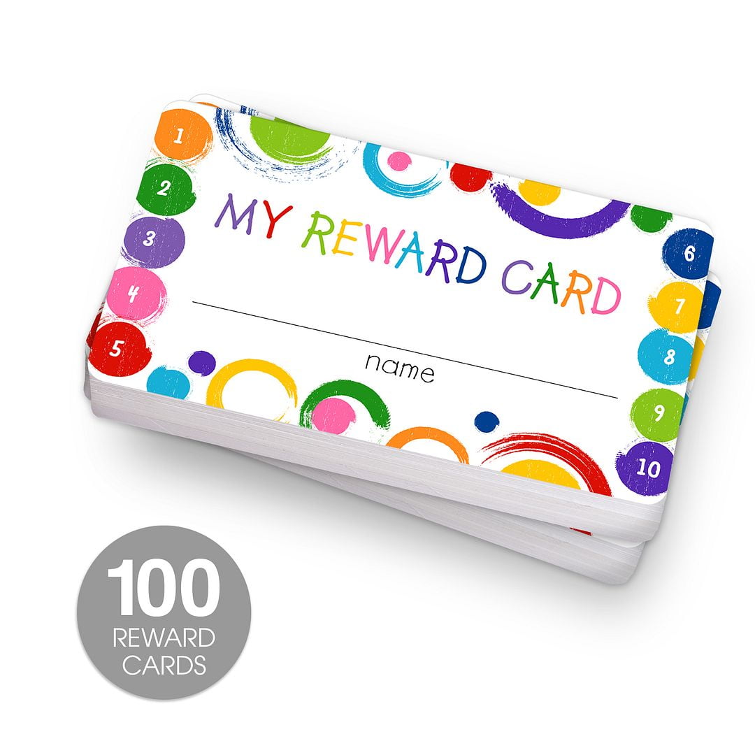 Bubbly And Bright Classroom Reward Card / 100 Behavior Reward Cards For ...