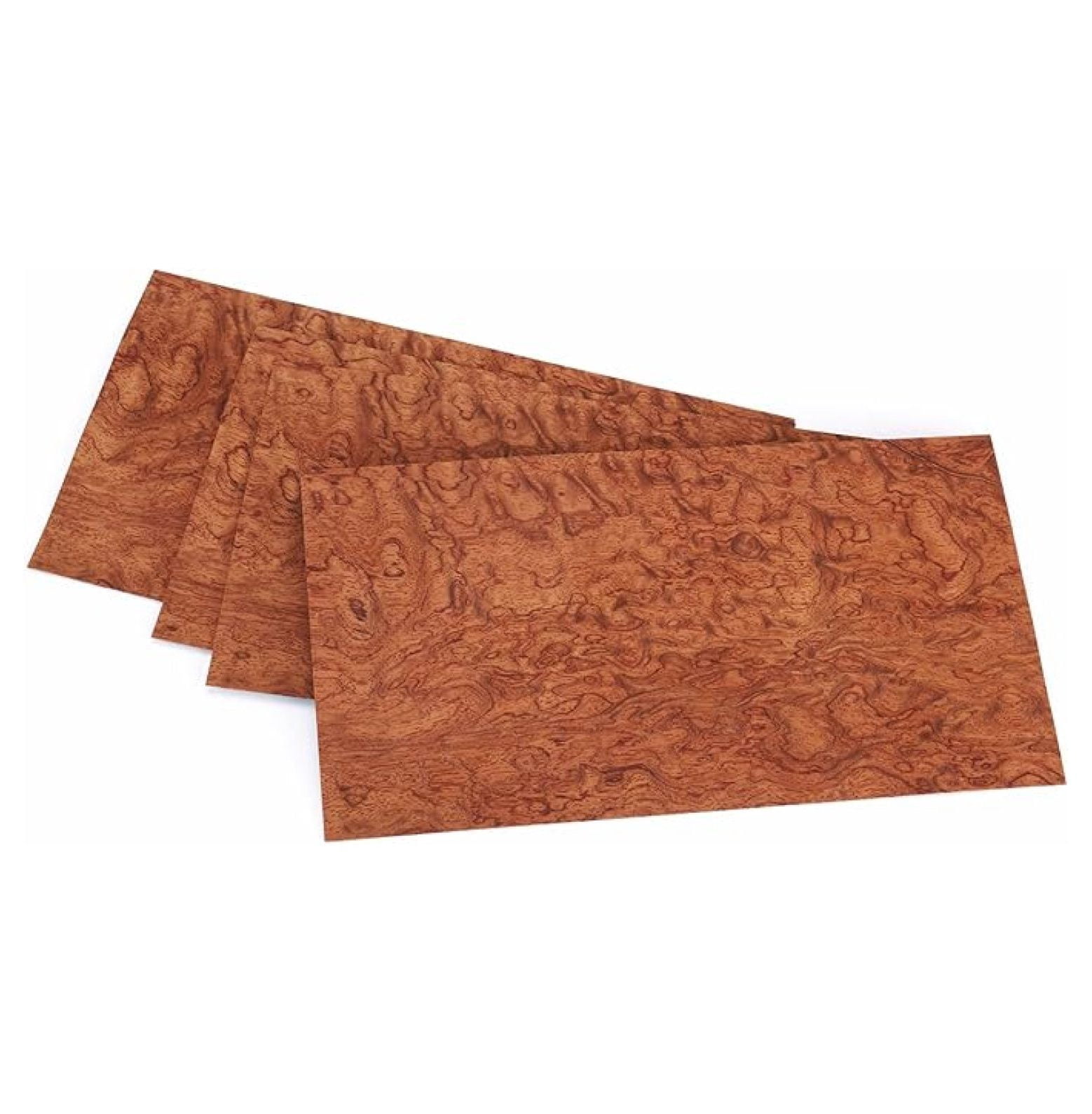 Bubinga Wood Veneer - 3 Sq Ft - Waterfall Burl African Hardwood ...