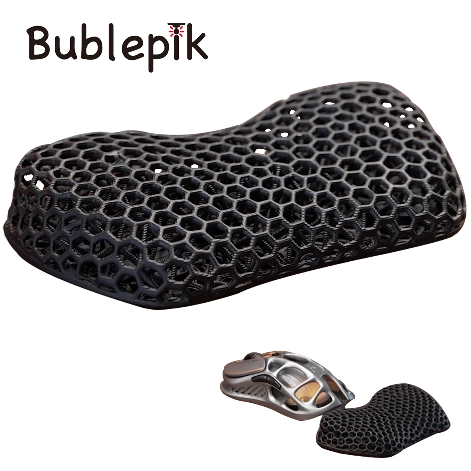 Bublepik 3D Printing Mouse Wrist Rest, Super Breathable Elastic ...