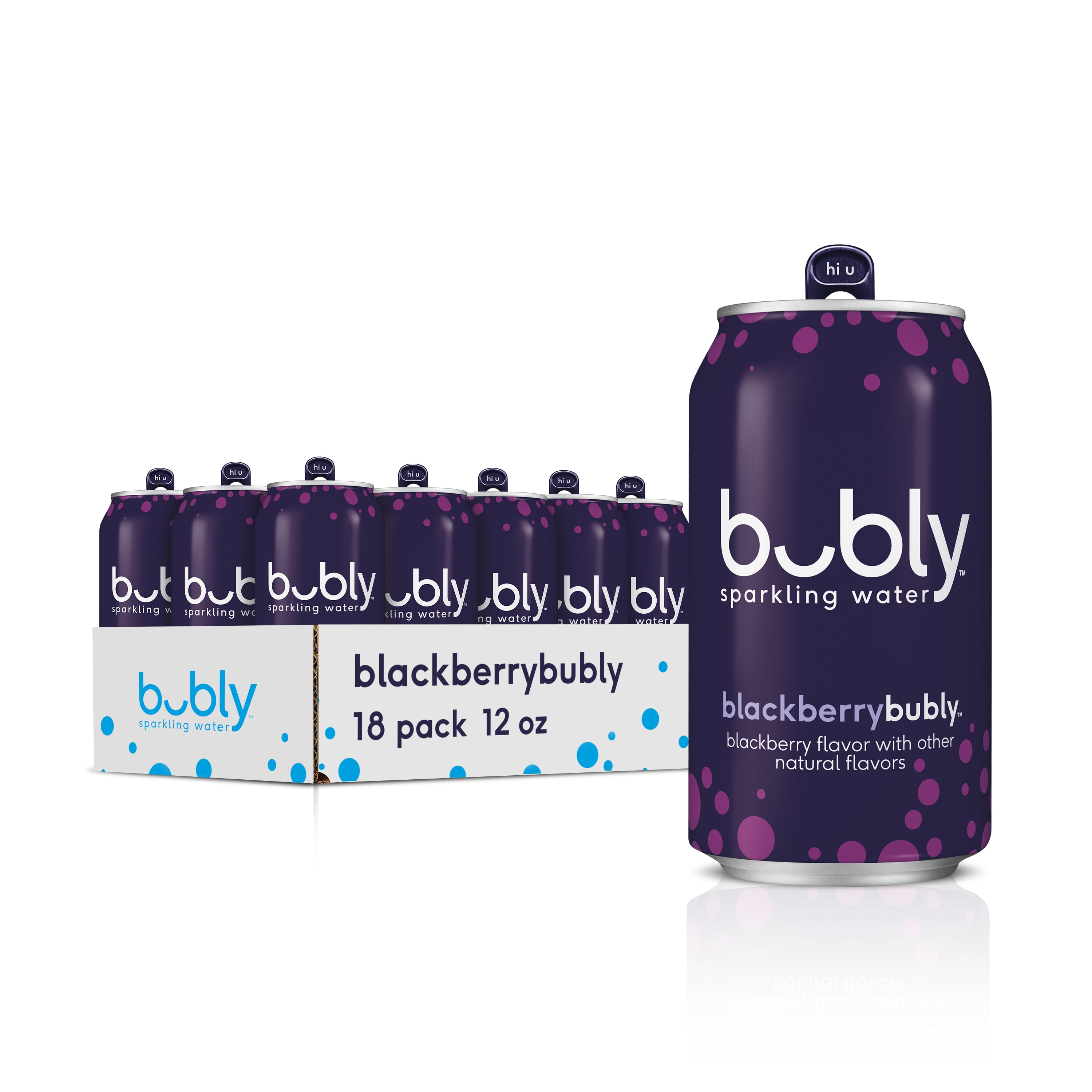 bubly Blackberry Sparkling Water, 12 fl oz, 18 Pack Cans - Walmart.com