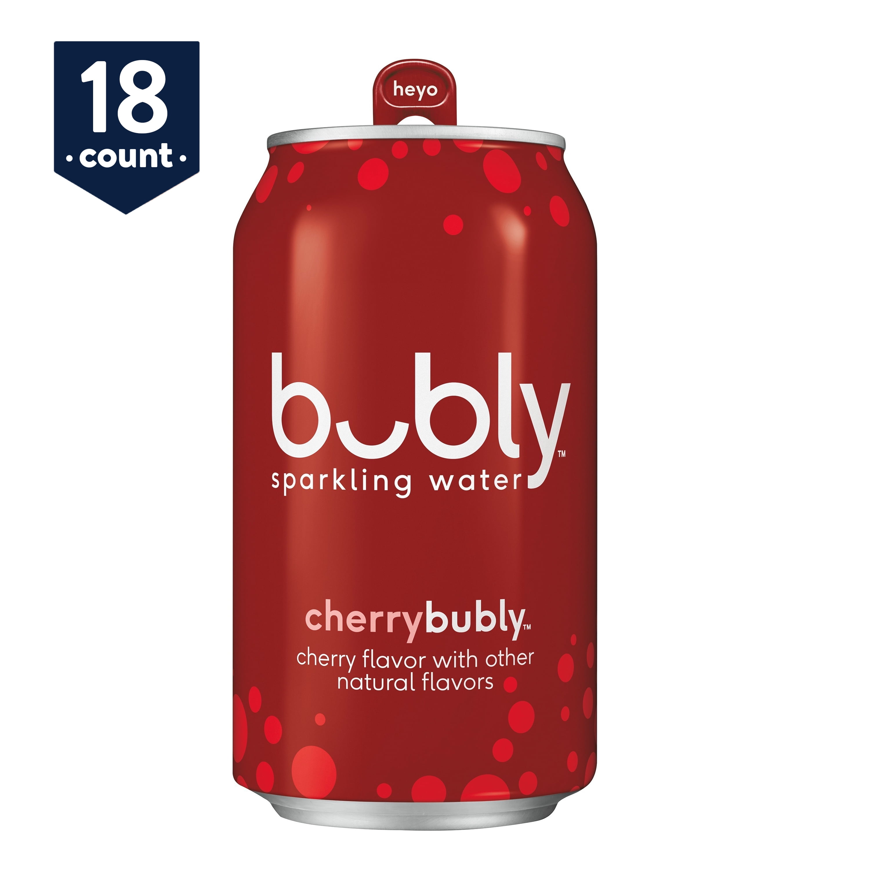 Bubly Cherry Sparkling Water, 12 fl oz, 18 Pack Cans - Walmart.com