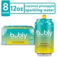 Bubly Flavored Sparkling Water, Coconut Pineapple, 12 fl oz, 8 Pack ...