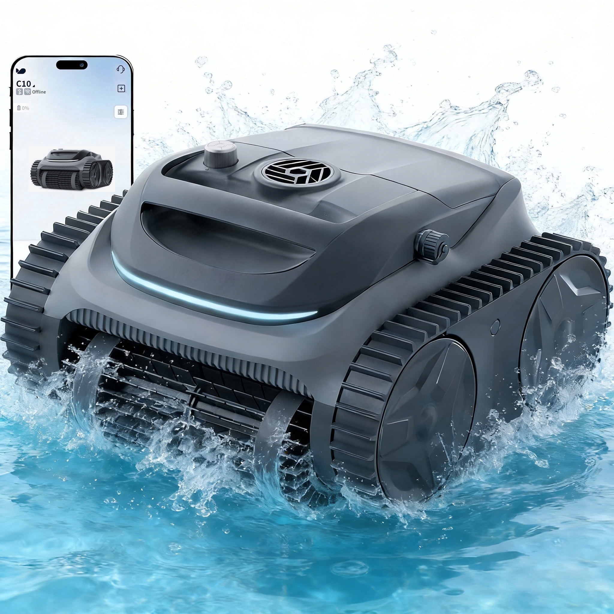 Bubot 700 Pool Cleaner Robot, Robotic Cordless Pool Vacuum w/Superior ...