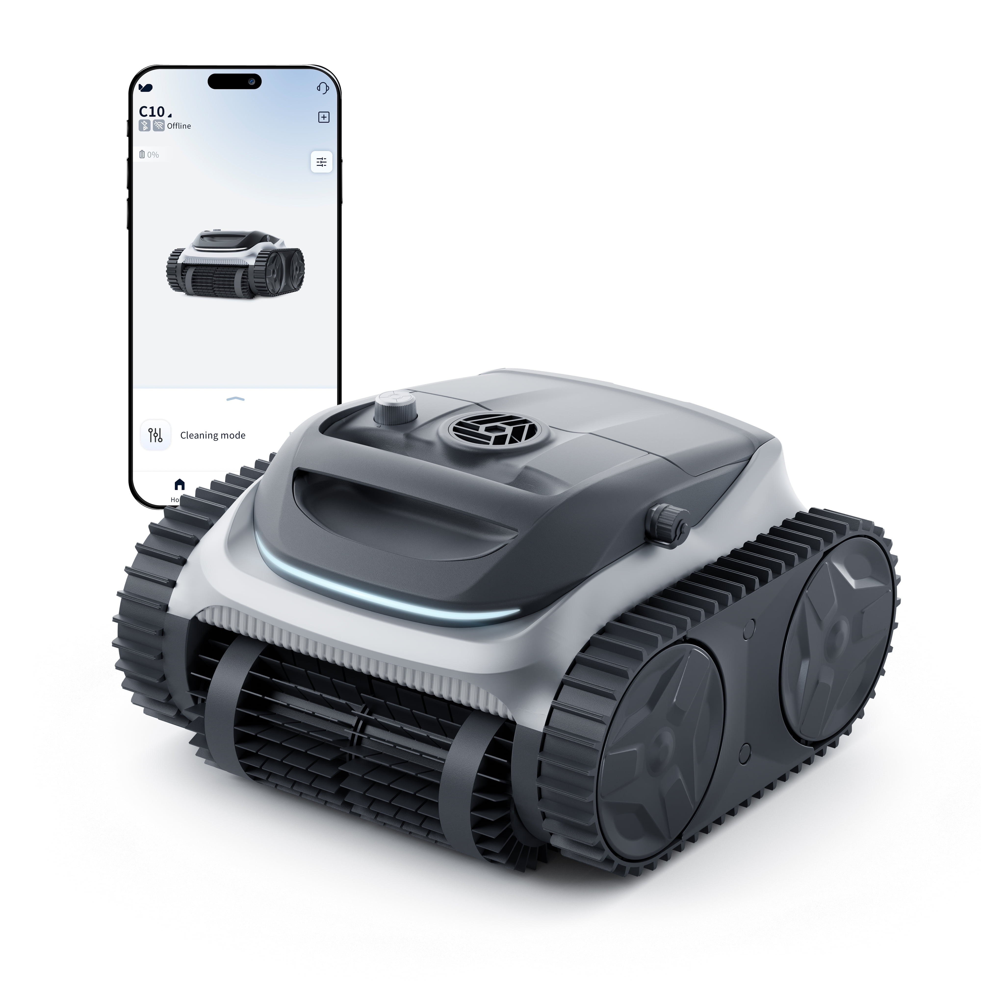 Bubot 700 Auto Smart Robotic Pool Vacuum Cleaner - Triple Motor, 140Min ...