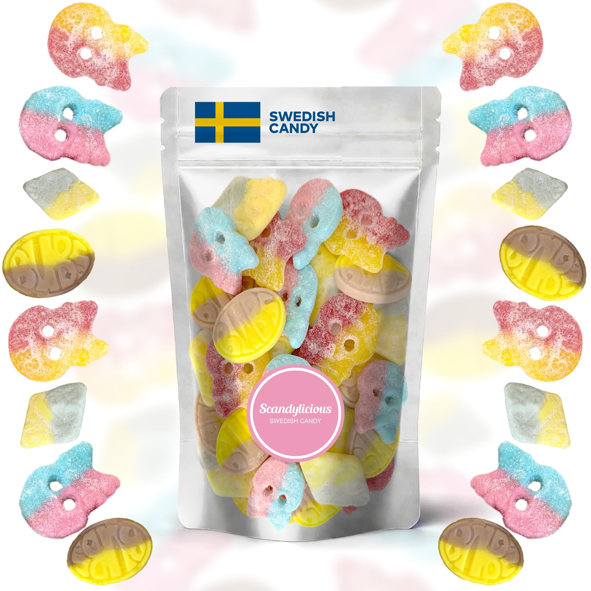 Bubs Swedish Candy Mix ESF27 (1 LB, Fruity, Sour, Sweet, Dizzy ...