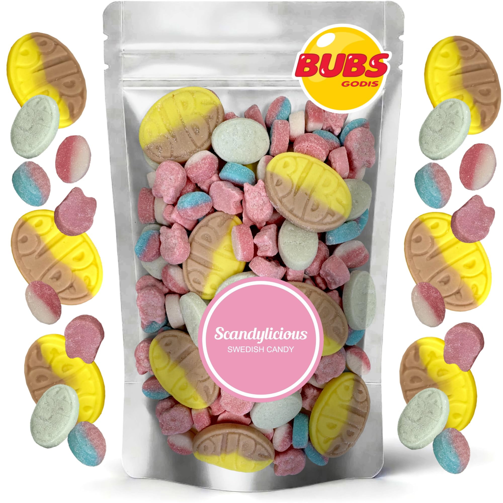 Bubs Swedish Candy Mix MFF30 | Viral TikTok Sour & Sweet Vegan Candy ...