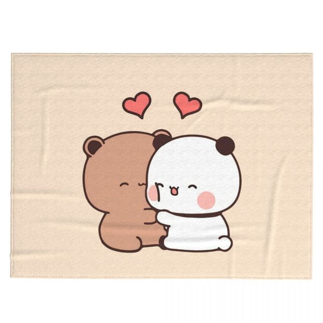 Bubu Dudu Cartoon Blankets Coral Fleece Plush Decoration Bedroom ...