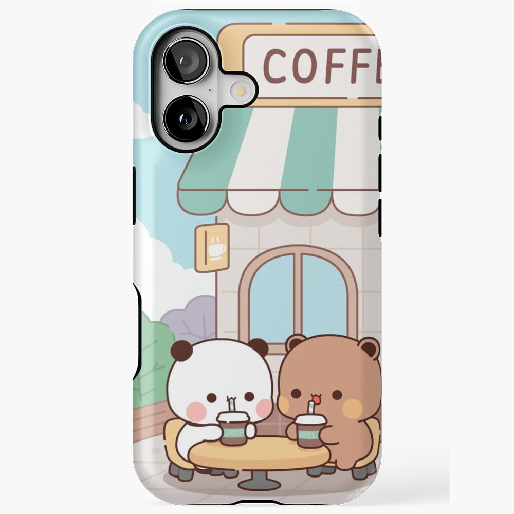 Bubu Dudu Coffee Date Bears Case for iPhone 11 12 13 14 15 16 17 Pro ...
