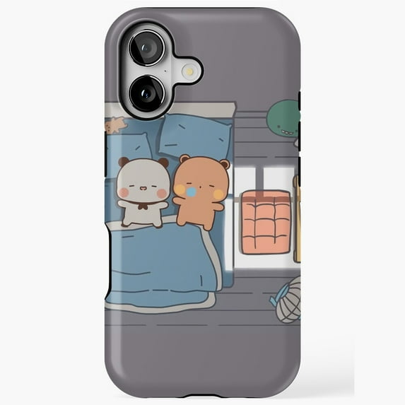 Bubu Dudu Sleeping Cozy Bears Case for iPhone 11 12 13 14 15 16 17 Pro Max - Walmart.com