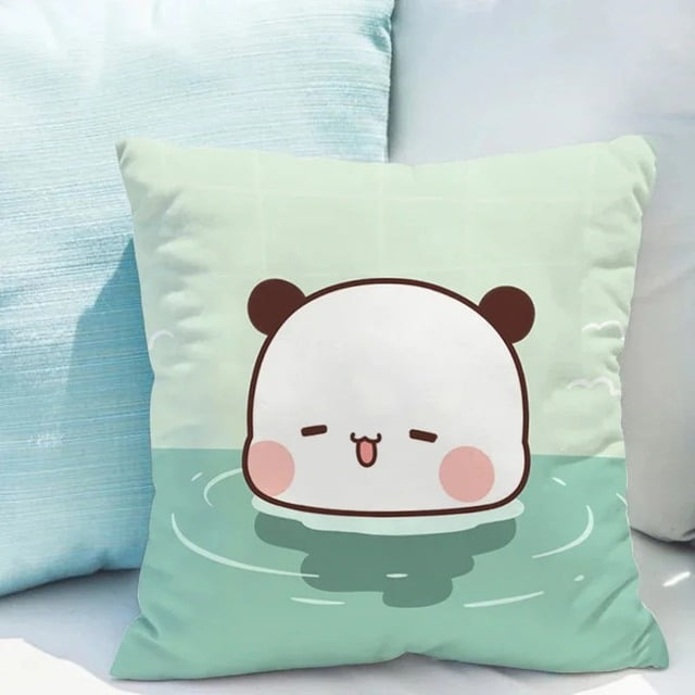 Bubu Dudu pillowcase 45x45cm cute cartoon bear pillowcase living room ...