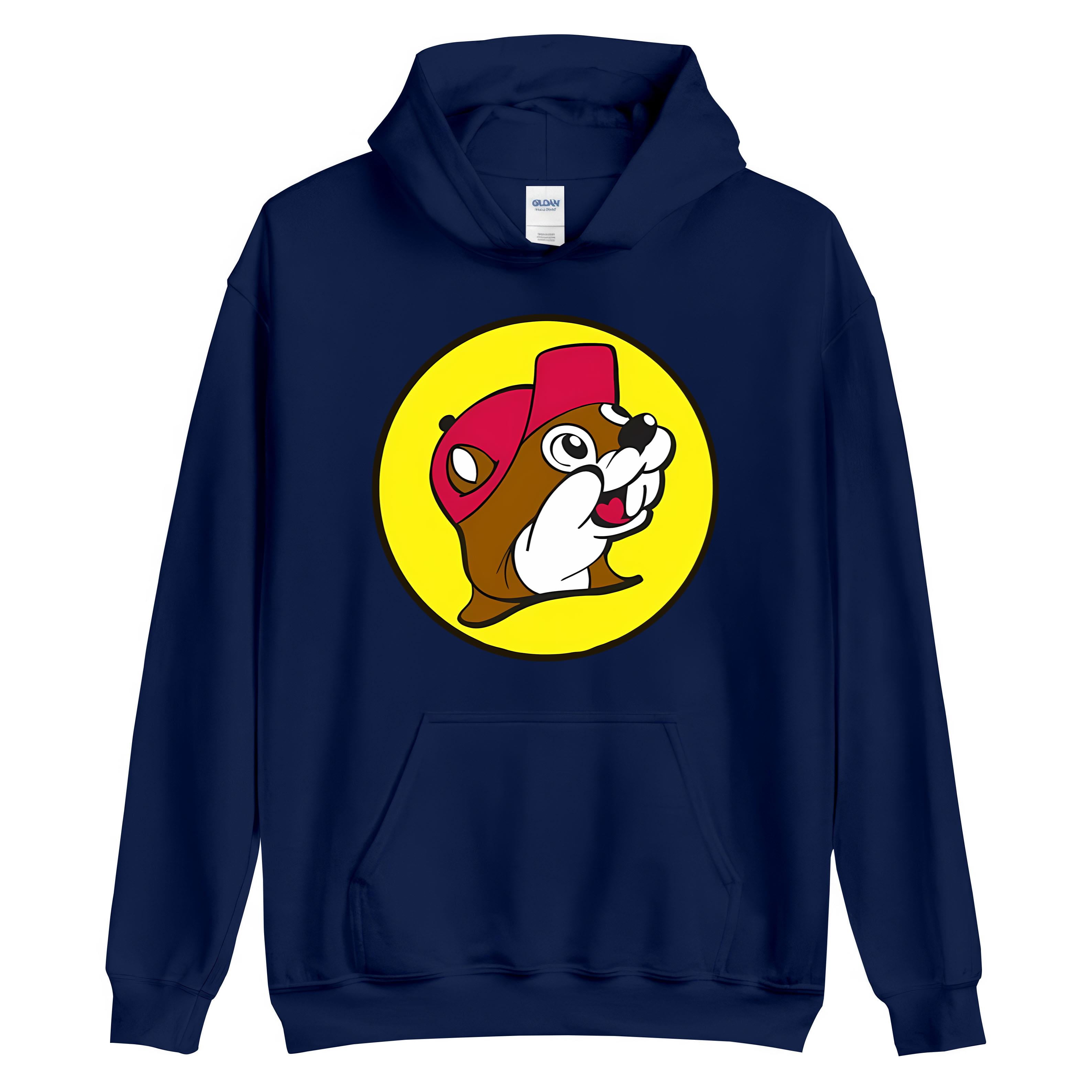 Buc Iconic Logo Merchandise Red Hoodies, Fun Road Trip Graphic Tee ...