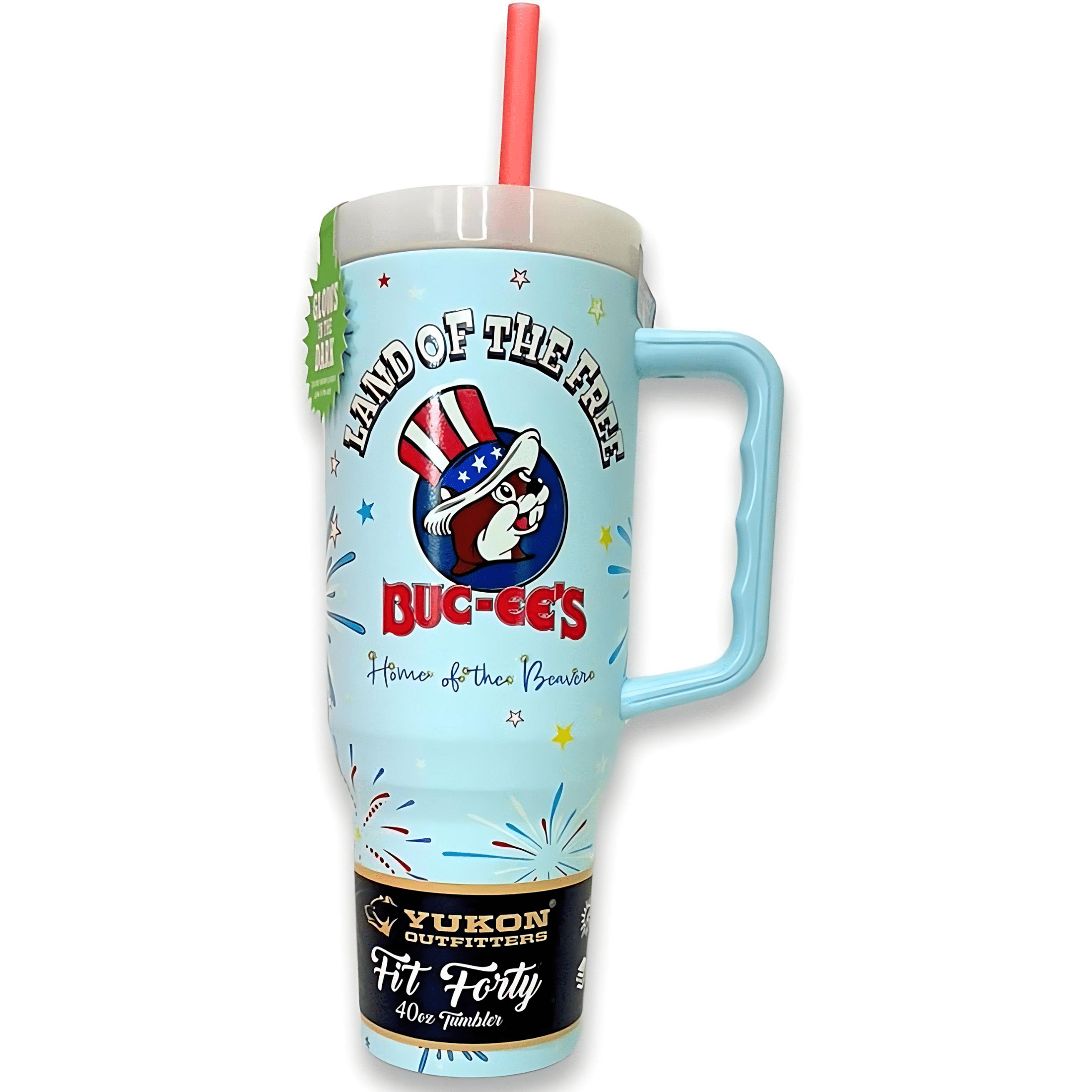 Buc-ee's 40 OZ Tumbler Land of the Free, Independence Day, Juy 4th ...