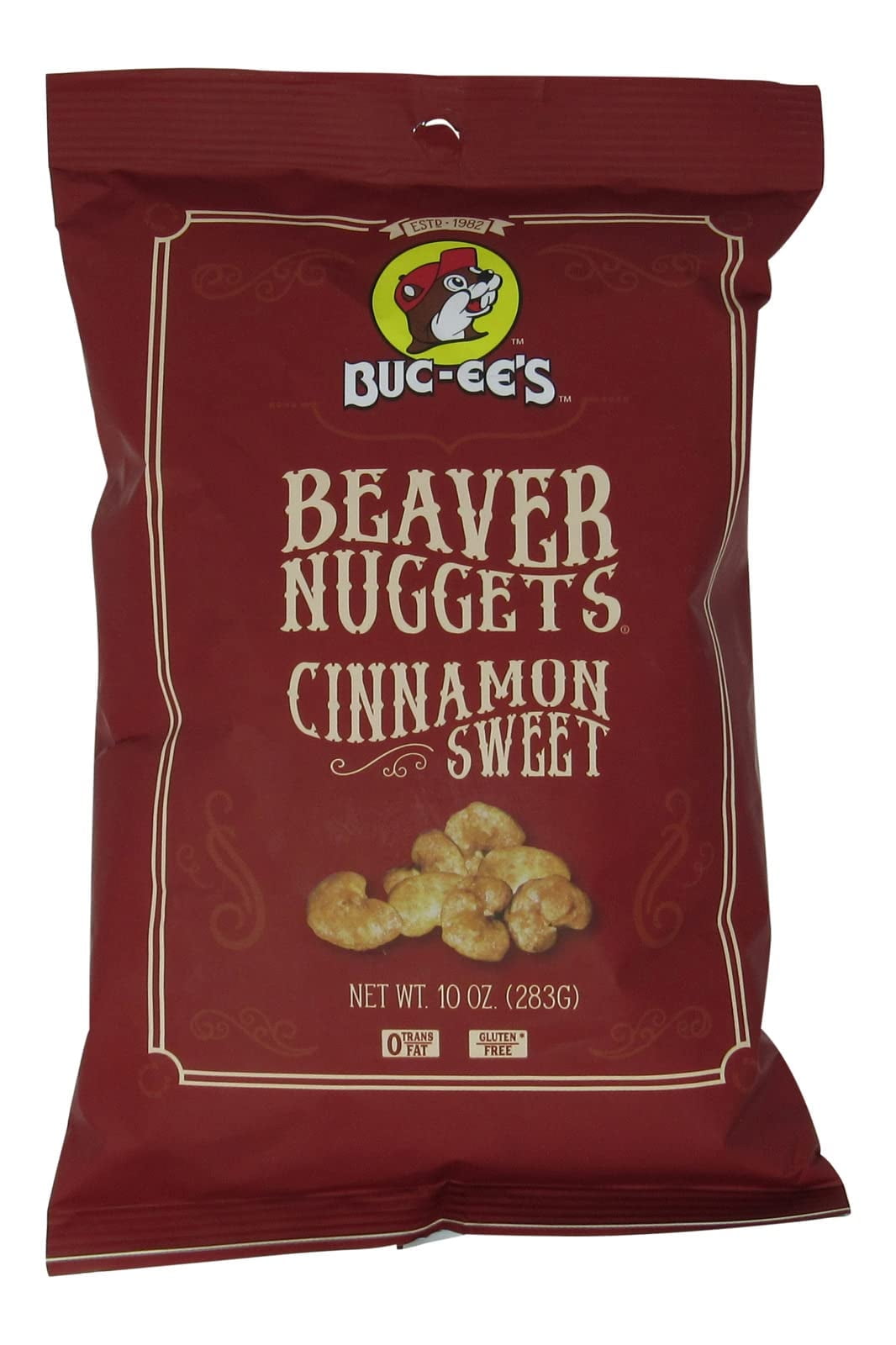 Buc-ee's Beaver Nuggets Cinnamon Sweet Flavored Corn Puffed Snacks, 10 ...