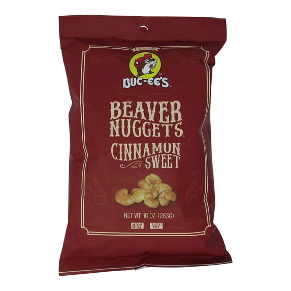 Buc-ees, Beaver Nuggets Cinnamon Sweet, 10 oz, Crispy Corn Puffs ...