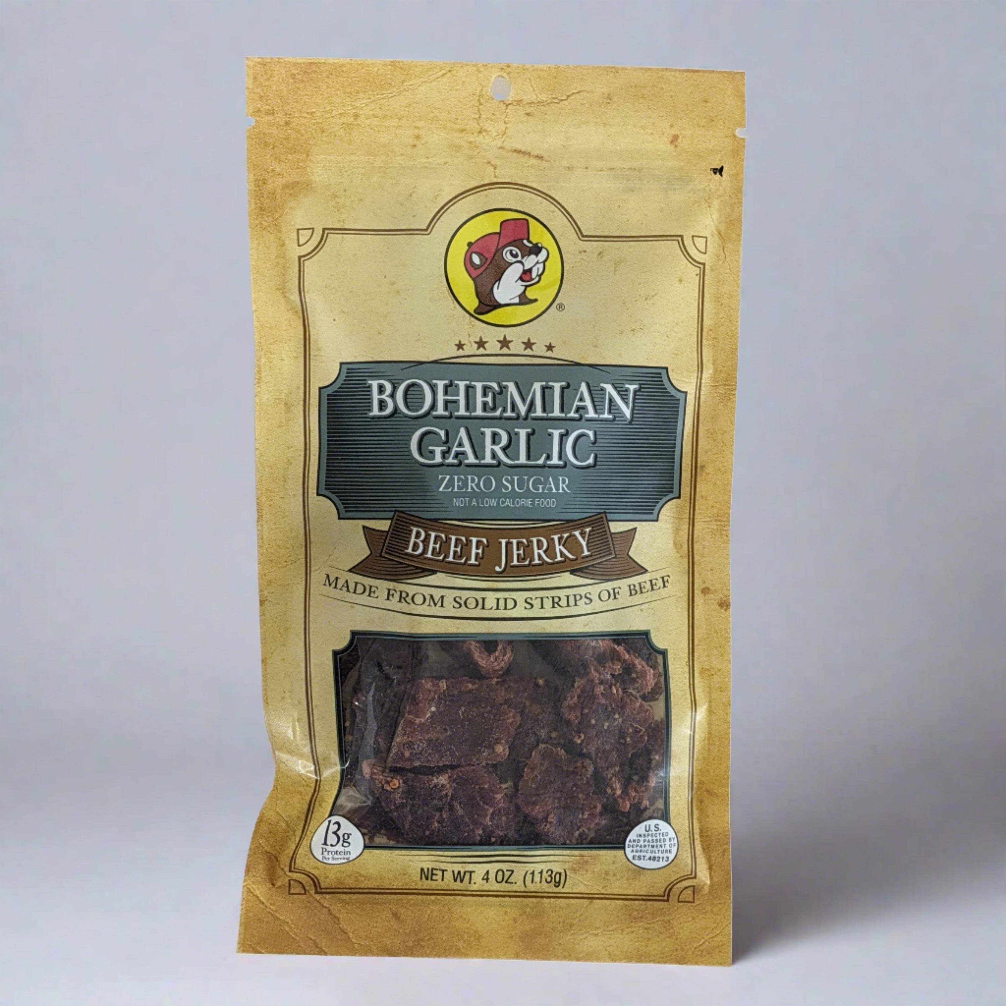 Buc-ee's Bohemian Recipe Garlic Beef Jerky - Walmart.com
