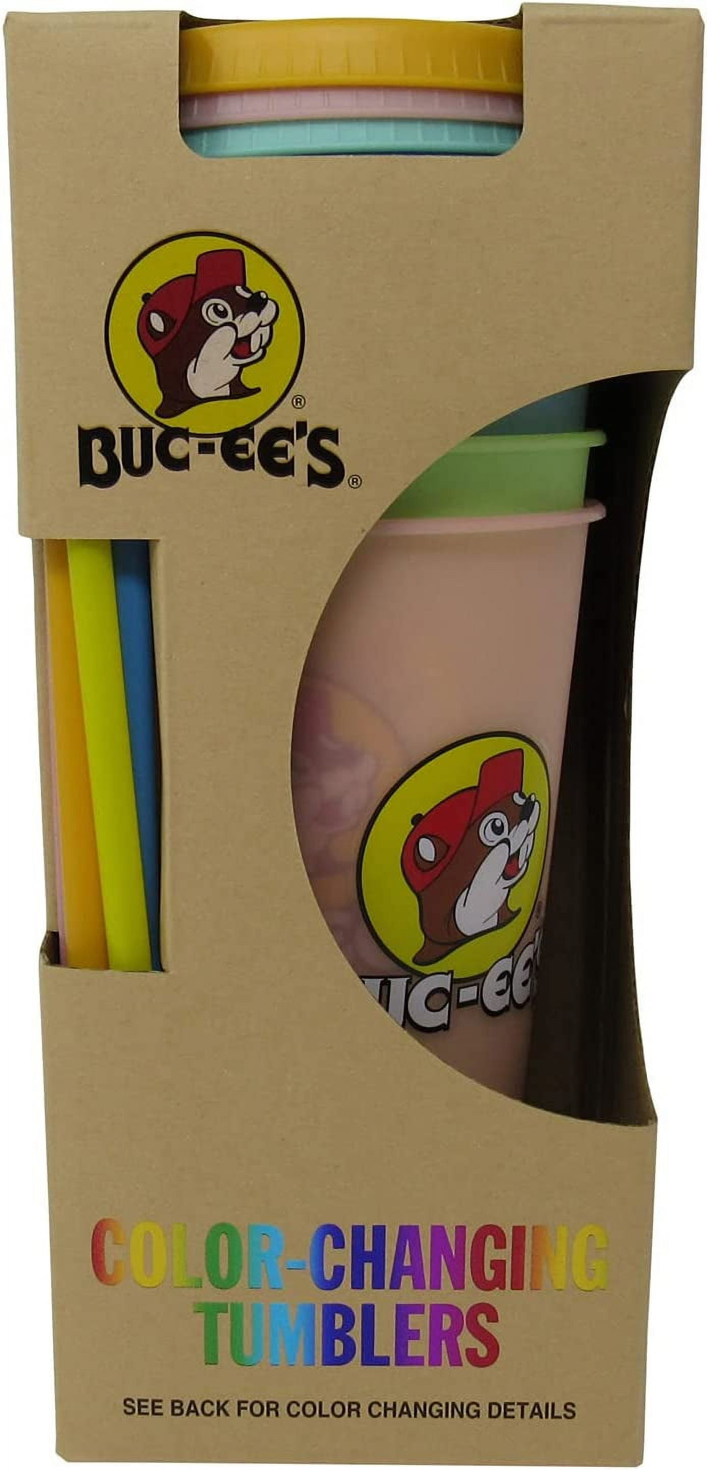 Buc-ee's Color Changing Tumblers, 5 Different Tumblers with Lids and ...