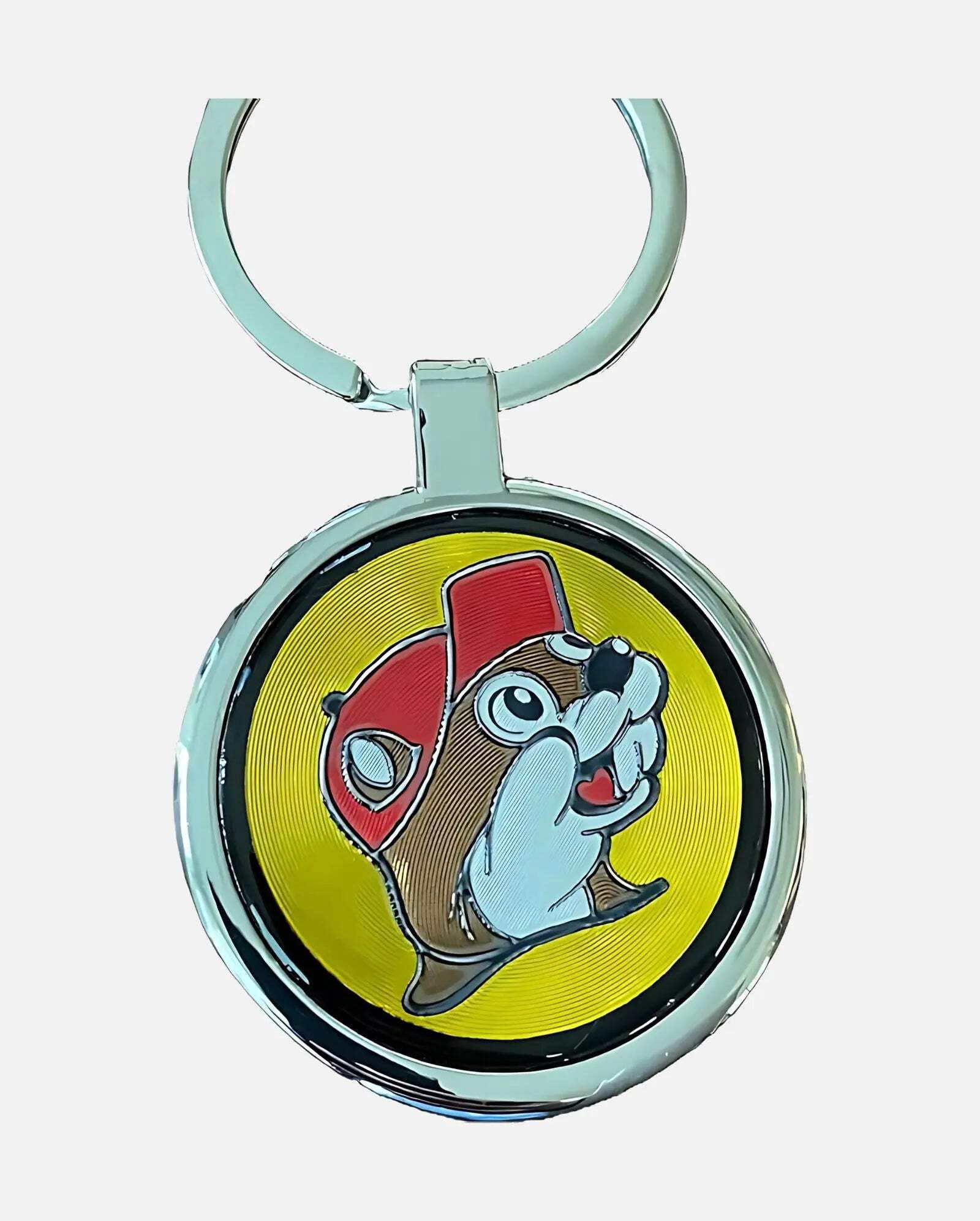 Buc-ee's Metal Keychain - Round Yellow - Walmart.com