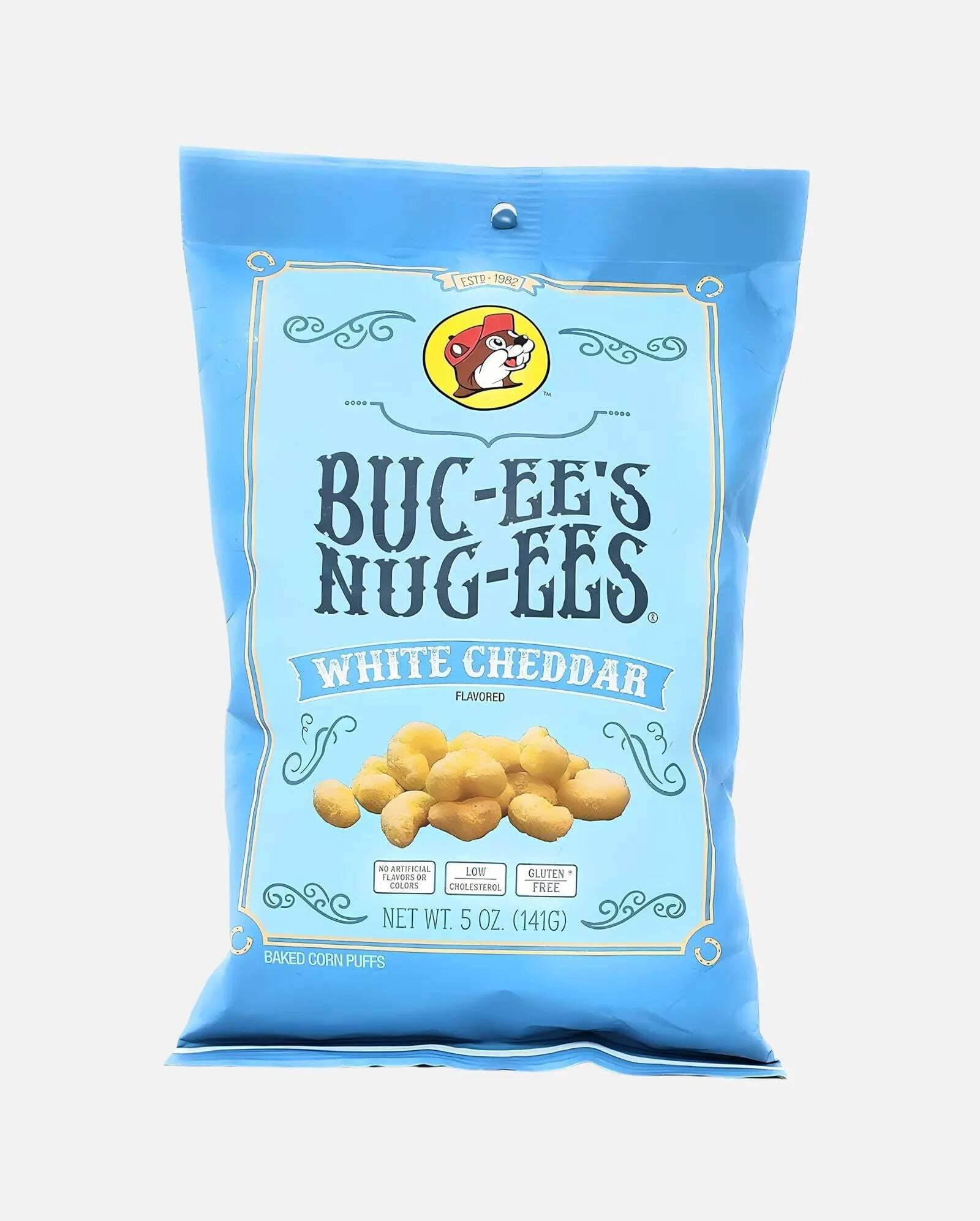 Bucees Buc-ee's Nug-ees White Cheddar 5oz, Low Cholesterol Snack ...