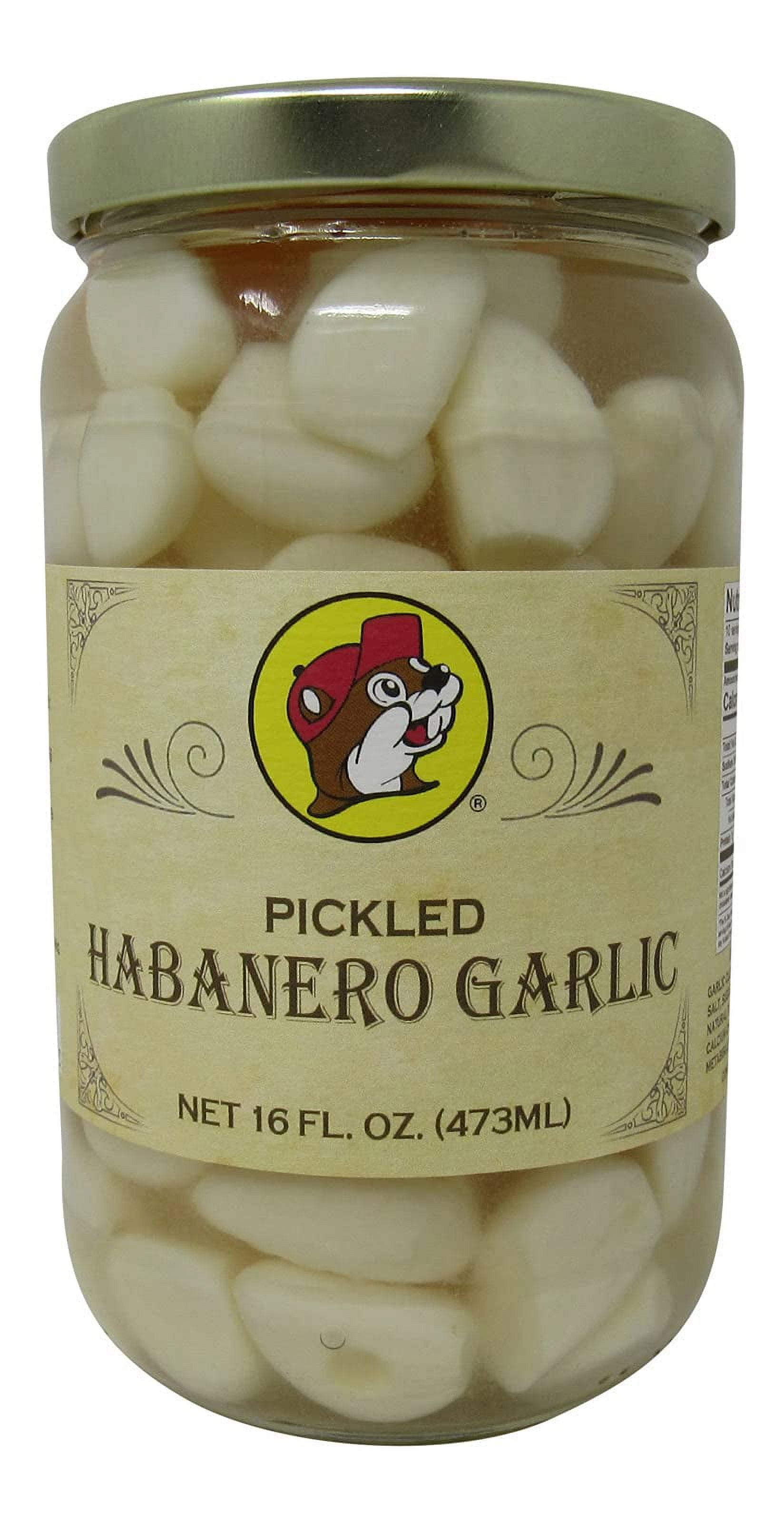 Bucees Pickled Habanero Garlic, 16 Fl Oz - Walmart.com