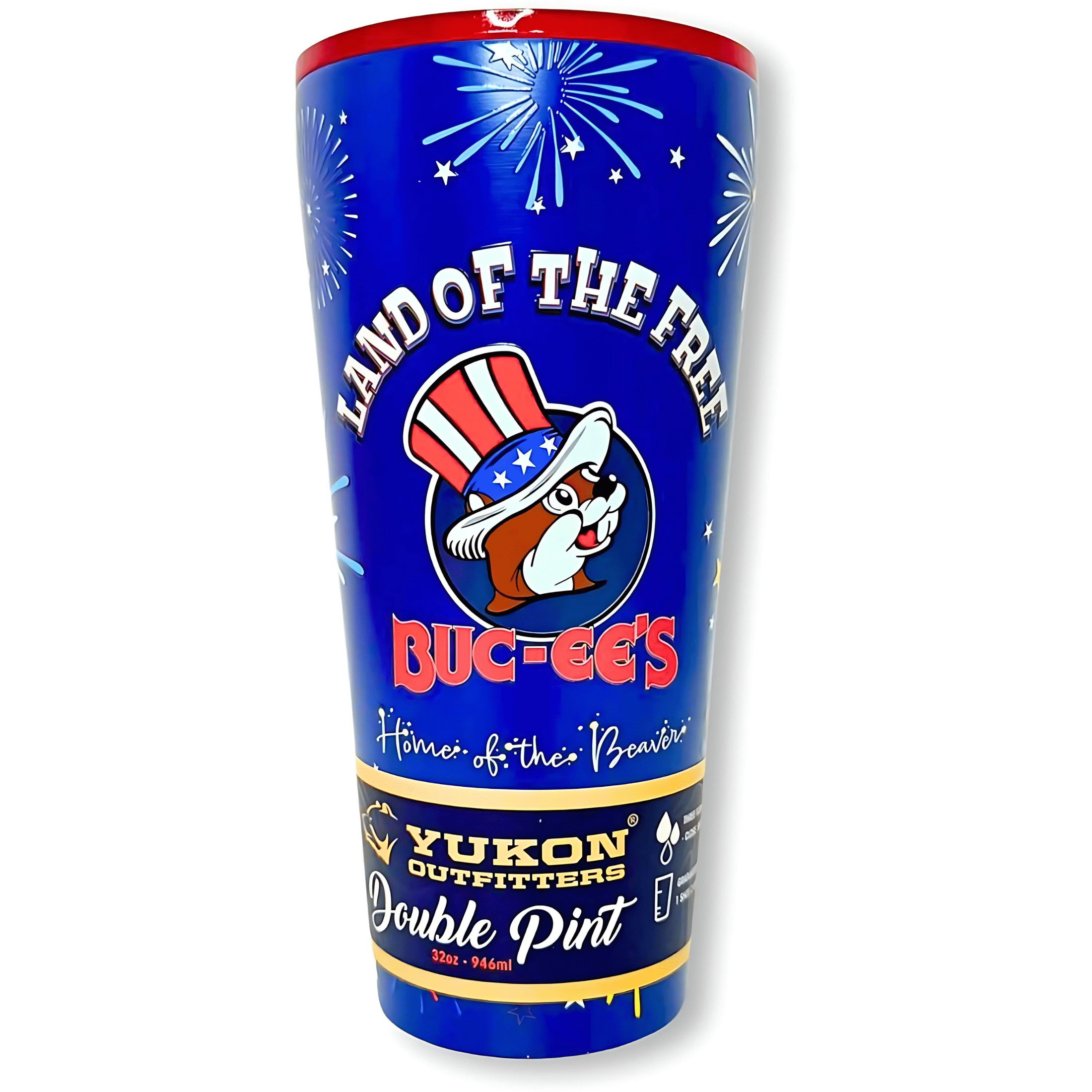 Buc-ee's Tumbler 4th of July, 32 Ounces (2024 Design) - Walmart.com