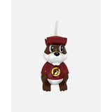 Buc-ees 32 oz Beaver Red and Brown Straw Sipper Drink Tumbler - Walmart.com