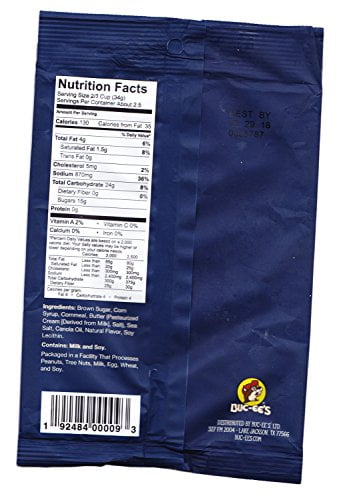 Buc-ees Beaver Nuggets Sea Salted Caramel Sweet Corn Puff Snacks Texas ...