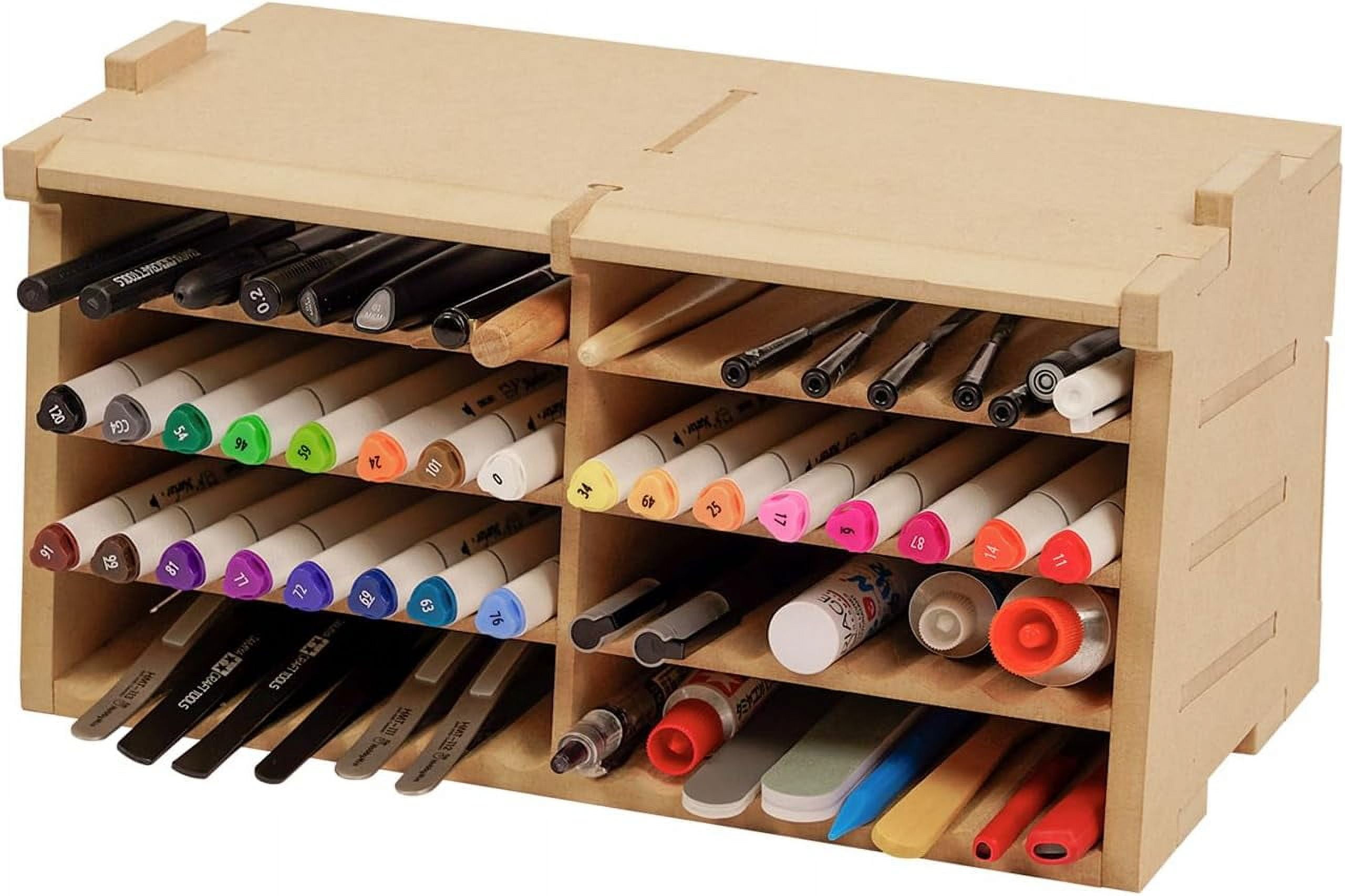 Bucasso Plastic Model Kit Tool Storage Rack, Holds 64 Stick Tools Model ...