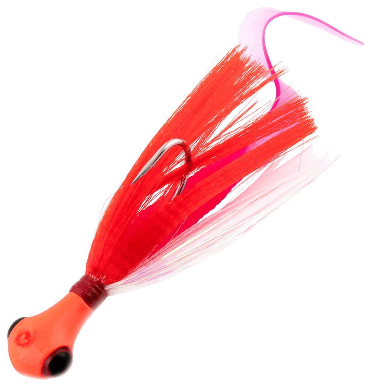 Buccaneer Bugeye Cobia Jig White,Orange, 1 Pack, #4 Jigs - Walmart.com