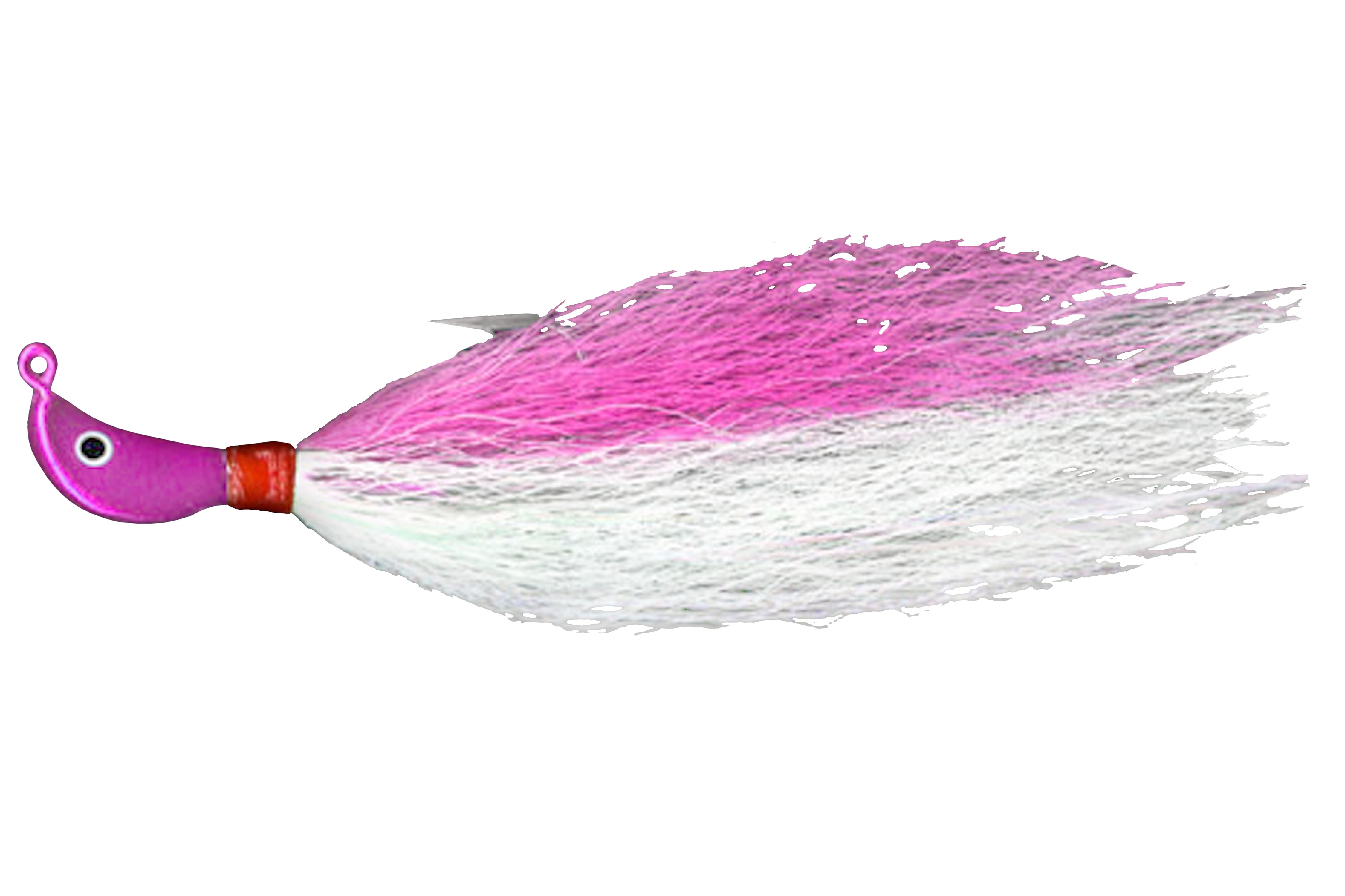 Buccaneer Saltwater Skimmer Jig, Pink, White, 1/2 oz - Walmart.com