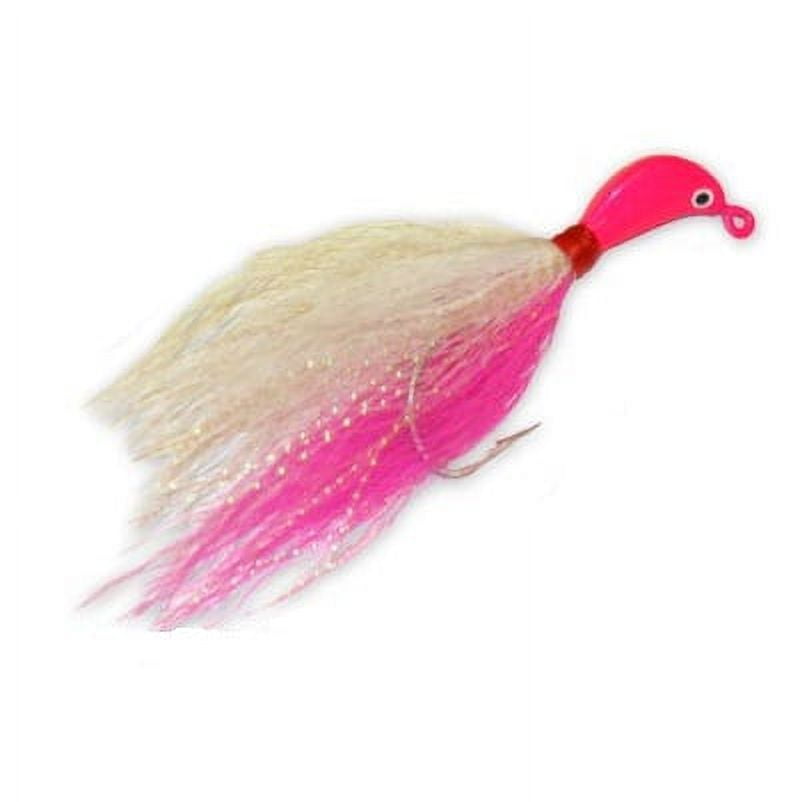 Buccaneer Saltwater Skimmer Jig, Pink/White, 1/4 oz - Walmart.com