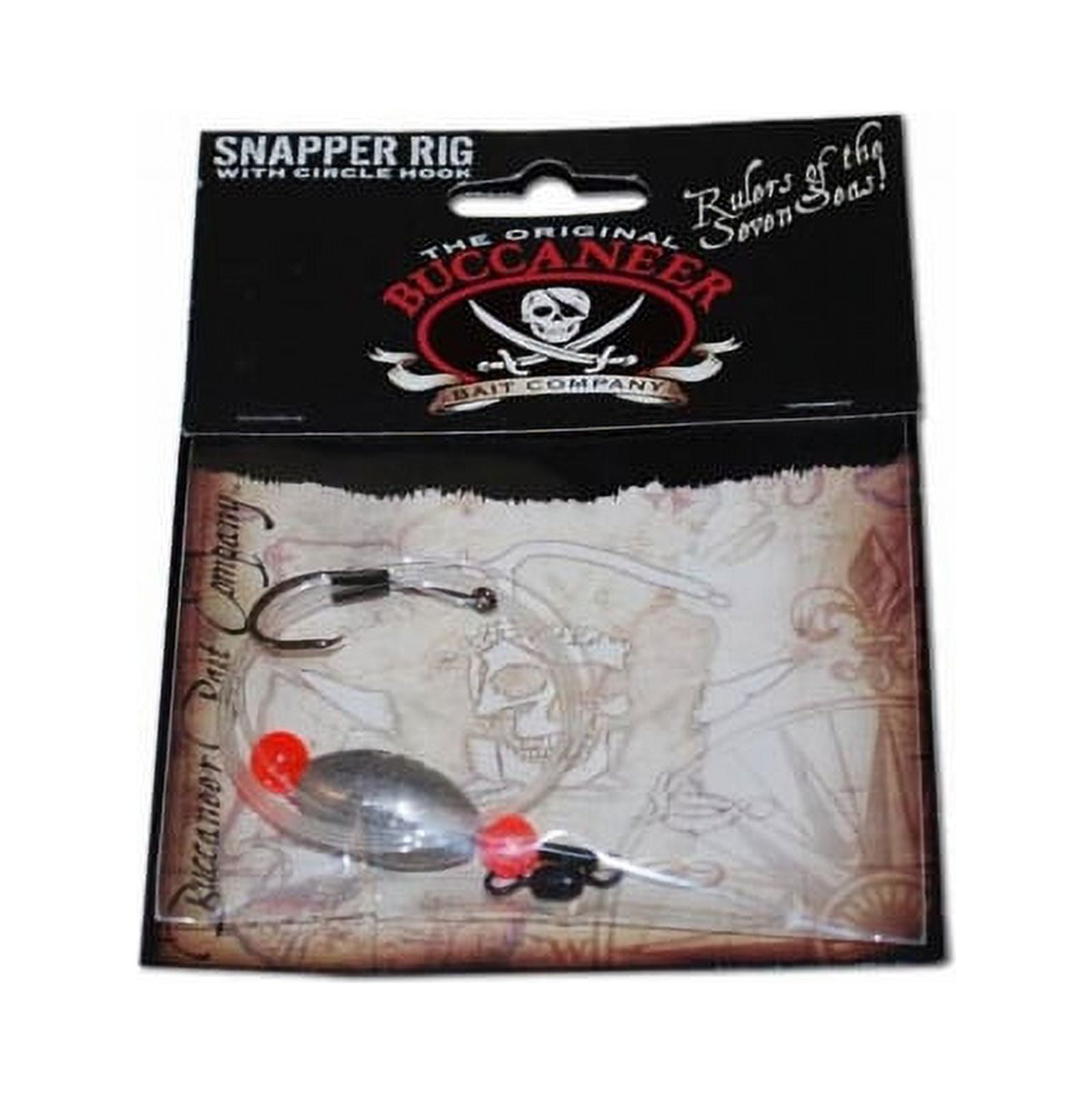 Buccaneer Snapper Rig-Circle Hook-4/0 2 oz - Walmart.com